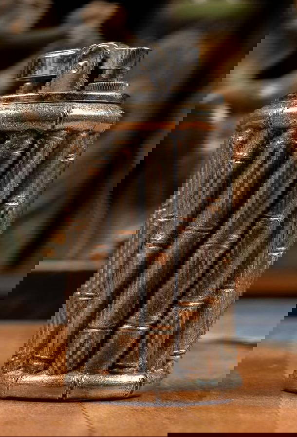 Vintage Japanese Tiki Bamboo Lighter Auction