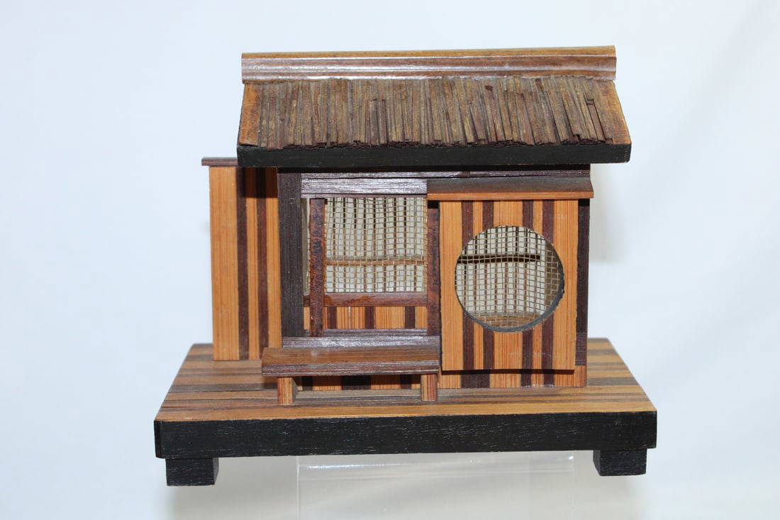 Japanese Bamboo Wooden Tea House Auction