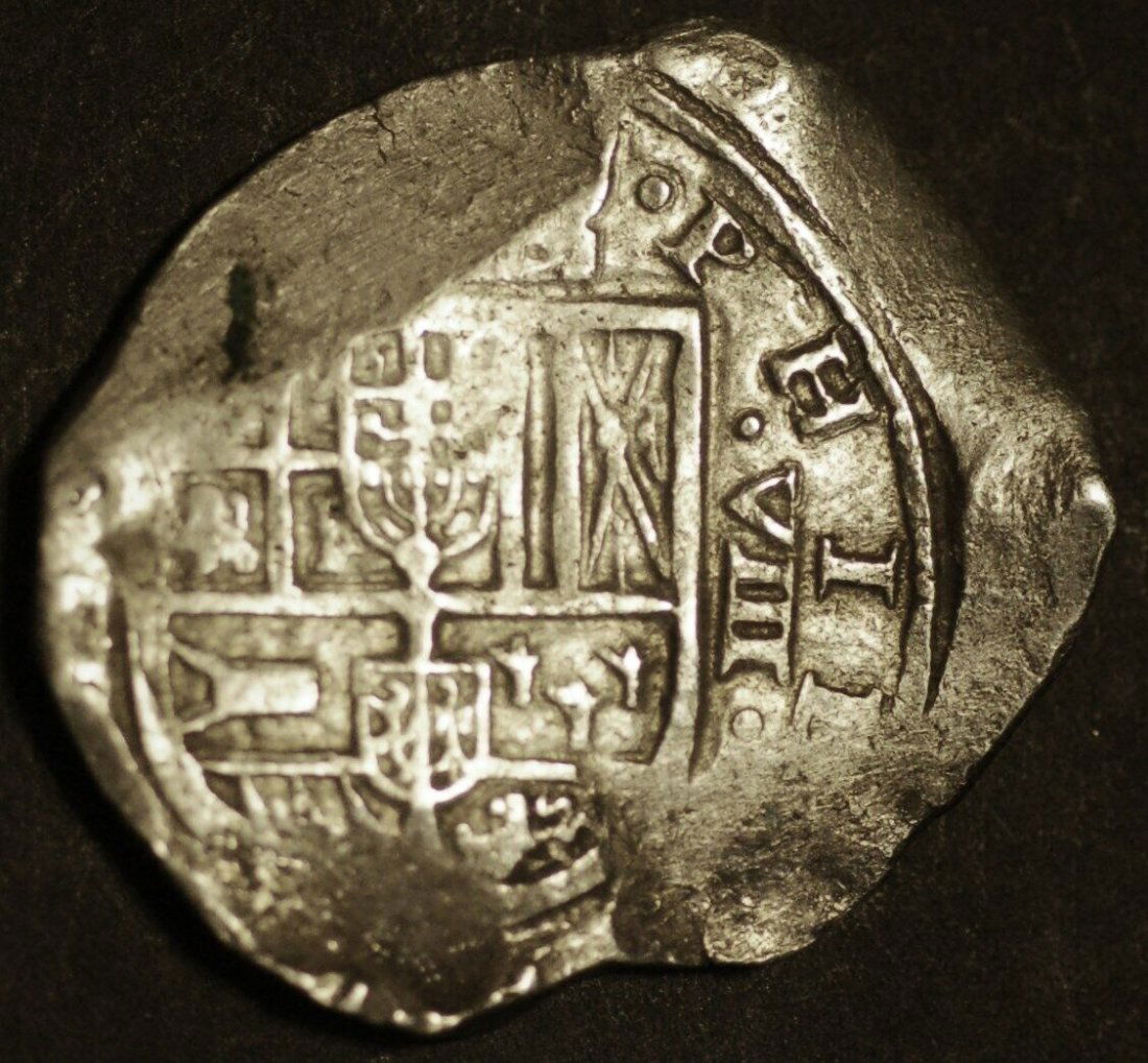 Spain Colony Cobs Coin 8 Reales Silver 27.38gr Auction