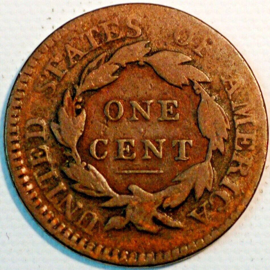 United States 1 Cent 1817 Liberty Head Braided Hair Cent Km# 67 Auction