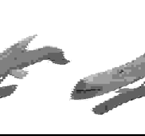 Hand Carved Bone Fish Sculpture. Lizzie Annarack Auction