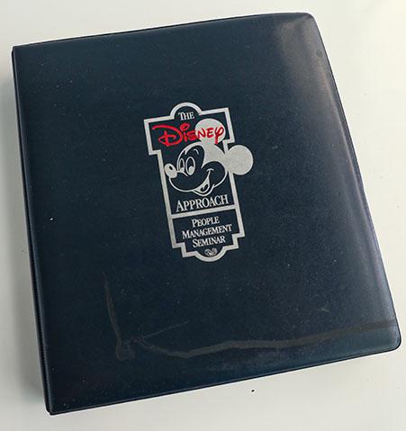Disney Approach To People Management Binder