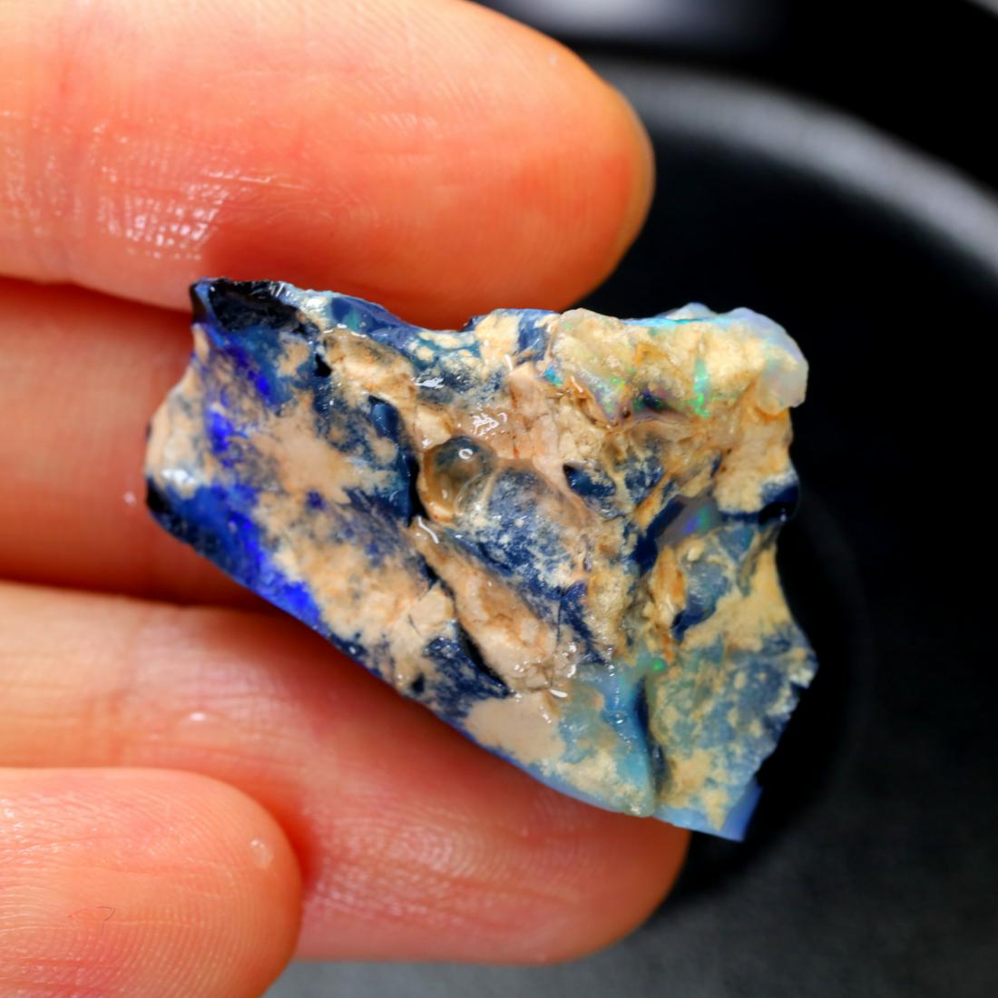 Rare Opal Fossil Lightning Ridge Fossilized Opal 21.07ct 27.8x19x10.5mm