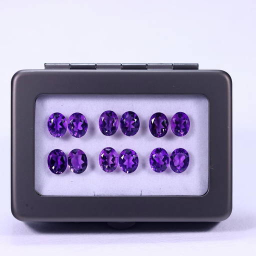 20.11ct Amethyst Set Polished Faceted