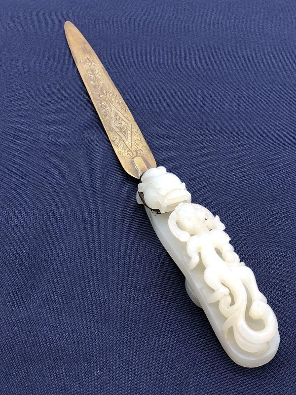 Chinese Jade Paper Knife Auction