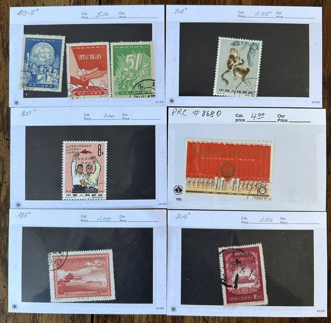 A Collection Of Stamps In Six Pouches - Apr 07, 2024 | Topwells In Ny