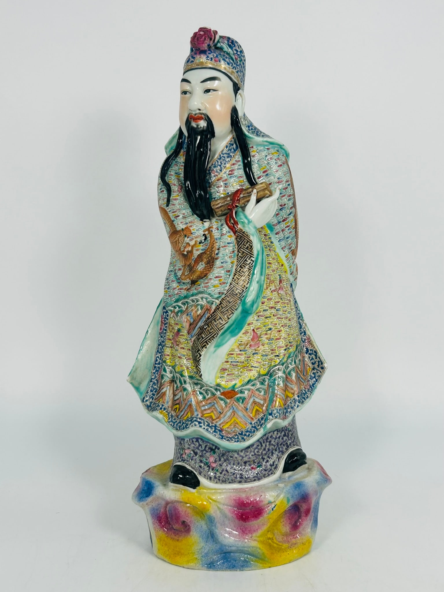 A Chinese Famille Rose Figure Of Lu Xing - Jul 20, 2025 | Topwells In Ny