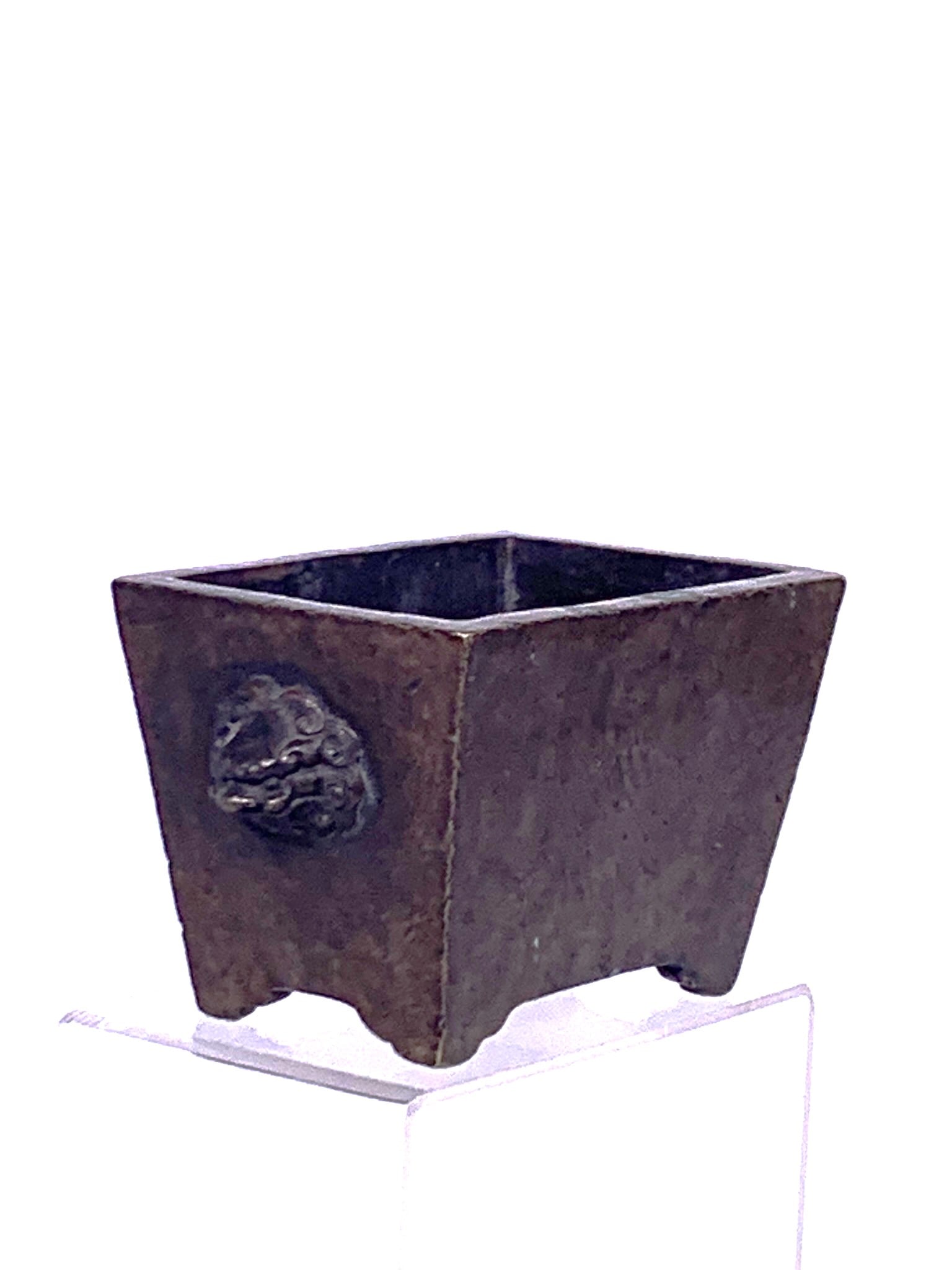 A Chinese Bronze Rectangular Censer, Qing Dynasty Auction
