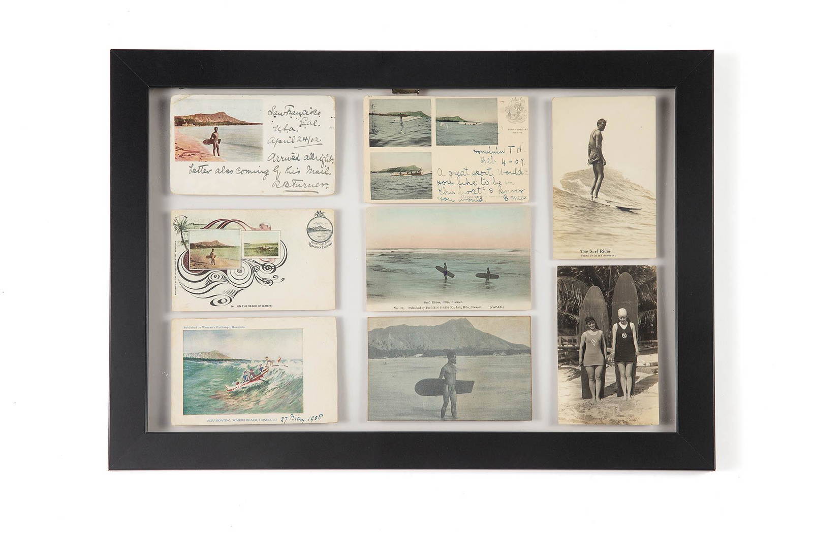 Rare Historic Surfing Postcards - 5 Pre-1907 (undivided Back); 3 Post ...