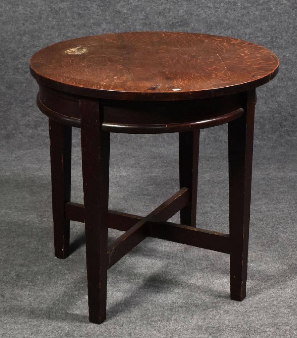 Roycroft Circular Oak Table
