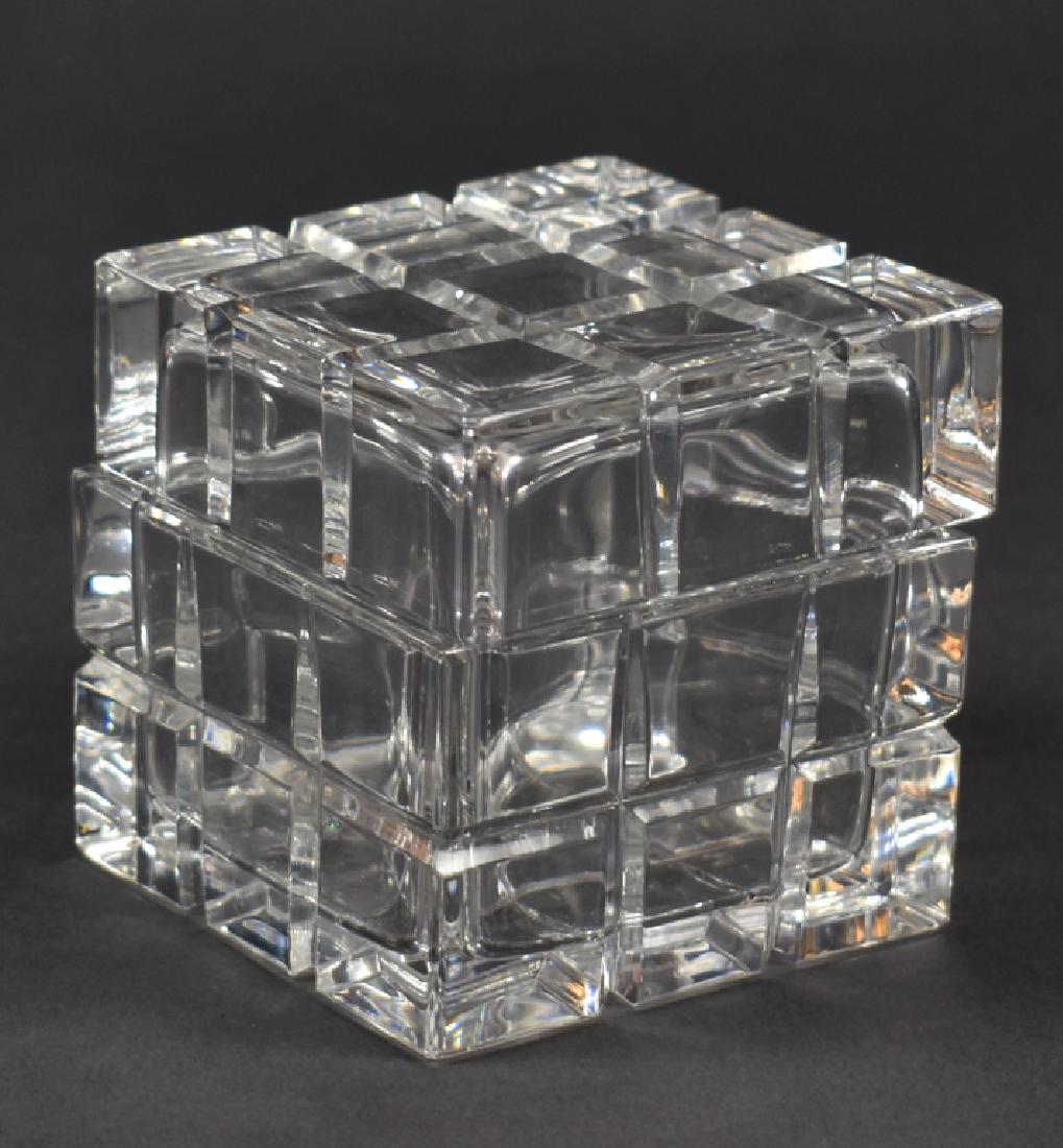 Glass Rubiks Cube Box, Tiffany & Co.