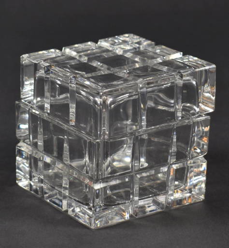 Glass Rubiks Cube Box, Tiffany & Co.