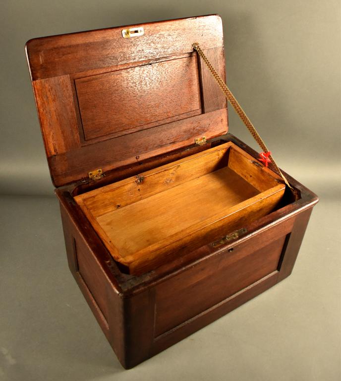 Antique Wooden Storage Box