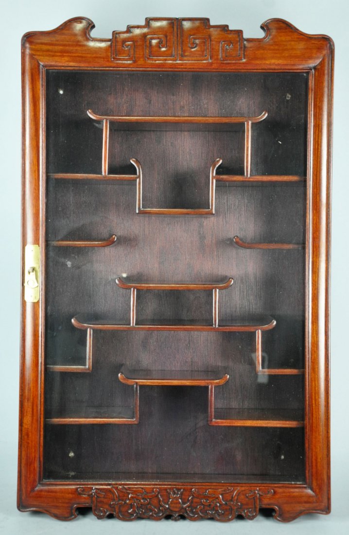 Wooden Netsuke Display Case