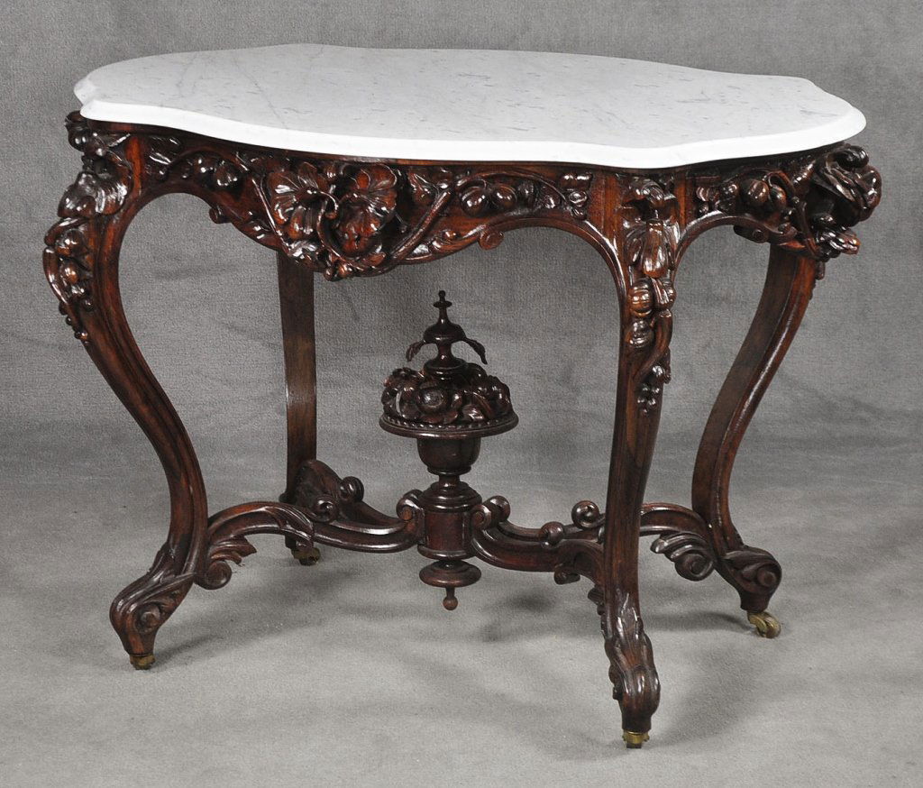 Victorian Rococo Style Rosewood Center Table - Dec 06, 2014 | Farmer ...