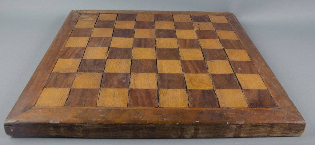 Primitive Walnut & Chestnut Game Board
