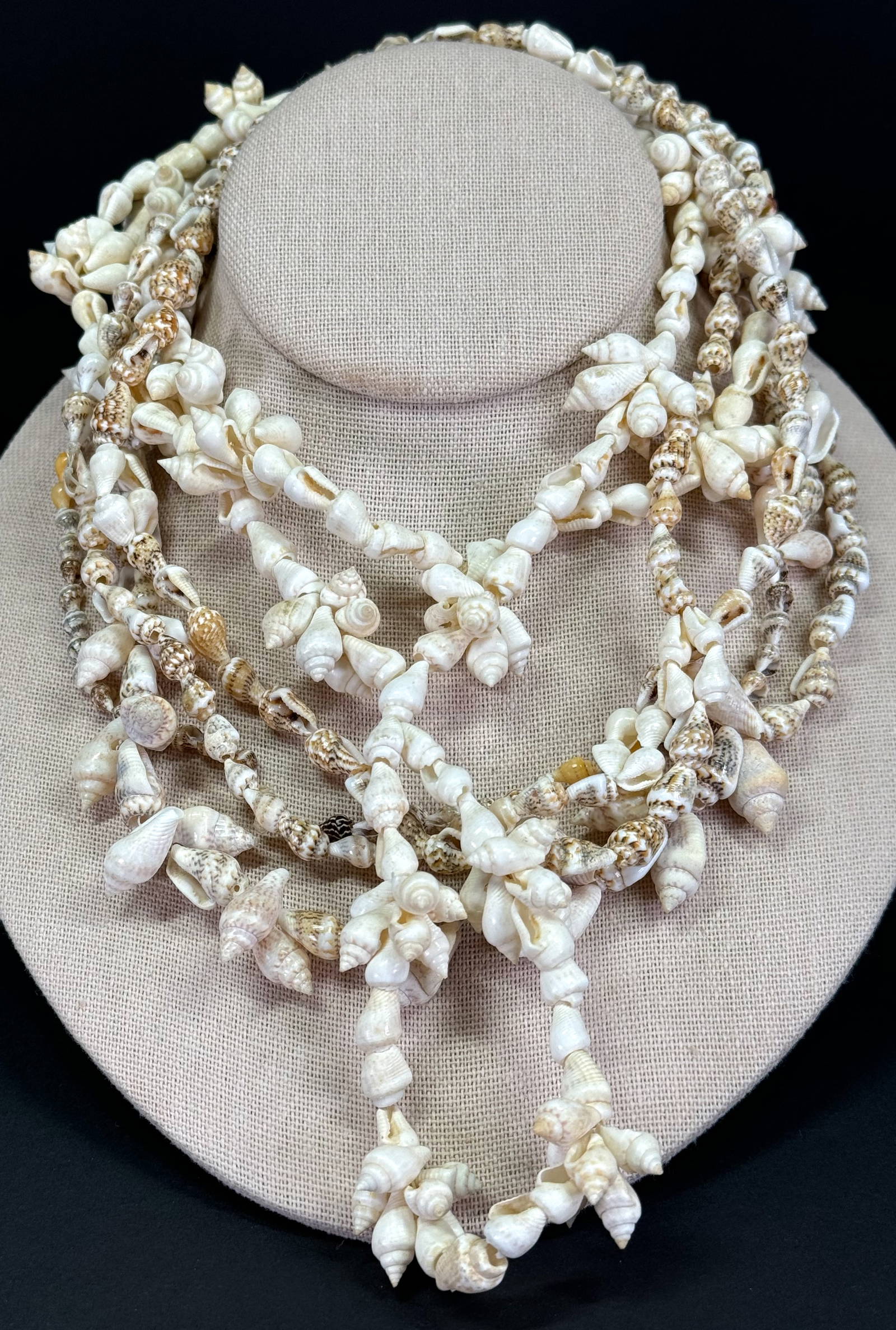 Vintage Hawaiian Assorted Shell Lei . Lot Of 3 Auction