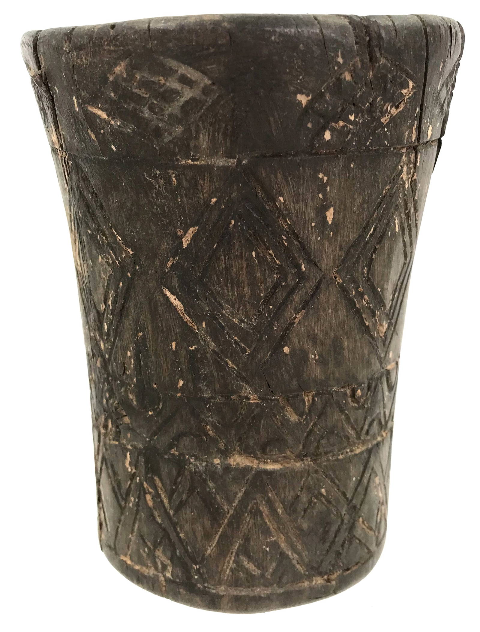 Buy Antique Inca Wooden Kero Ritual Drinking Vessel. | Succetti Gallery ...