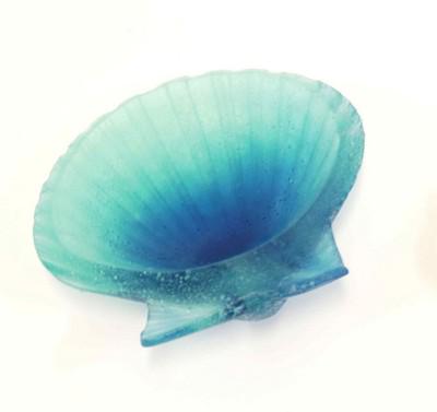 Daum Crystal Scallop Shell Box