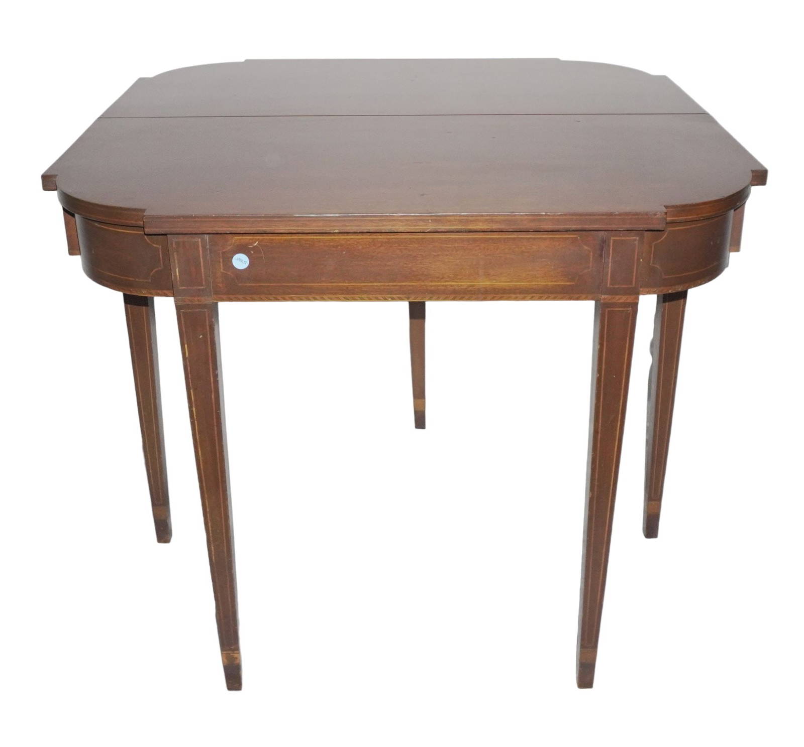 Hepplewhite Folding Card Table Auction