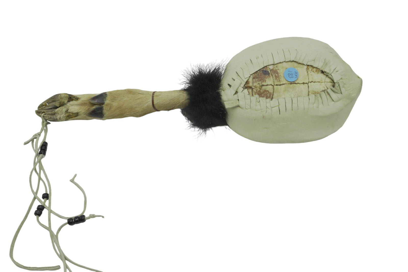 Ceremonial Native American Turtle Shell Rattle Auction