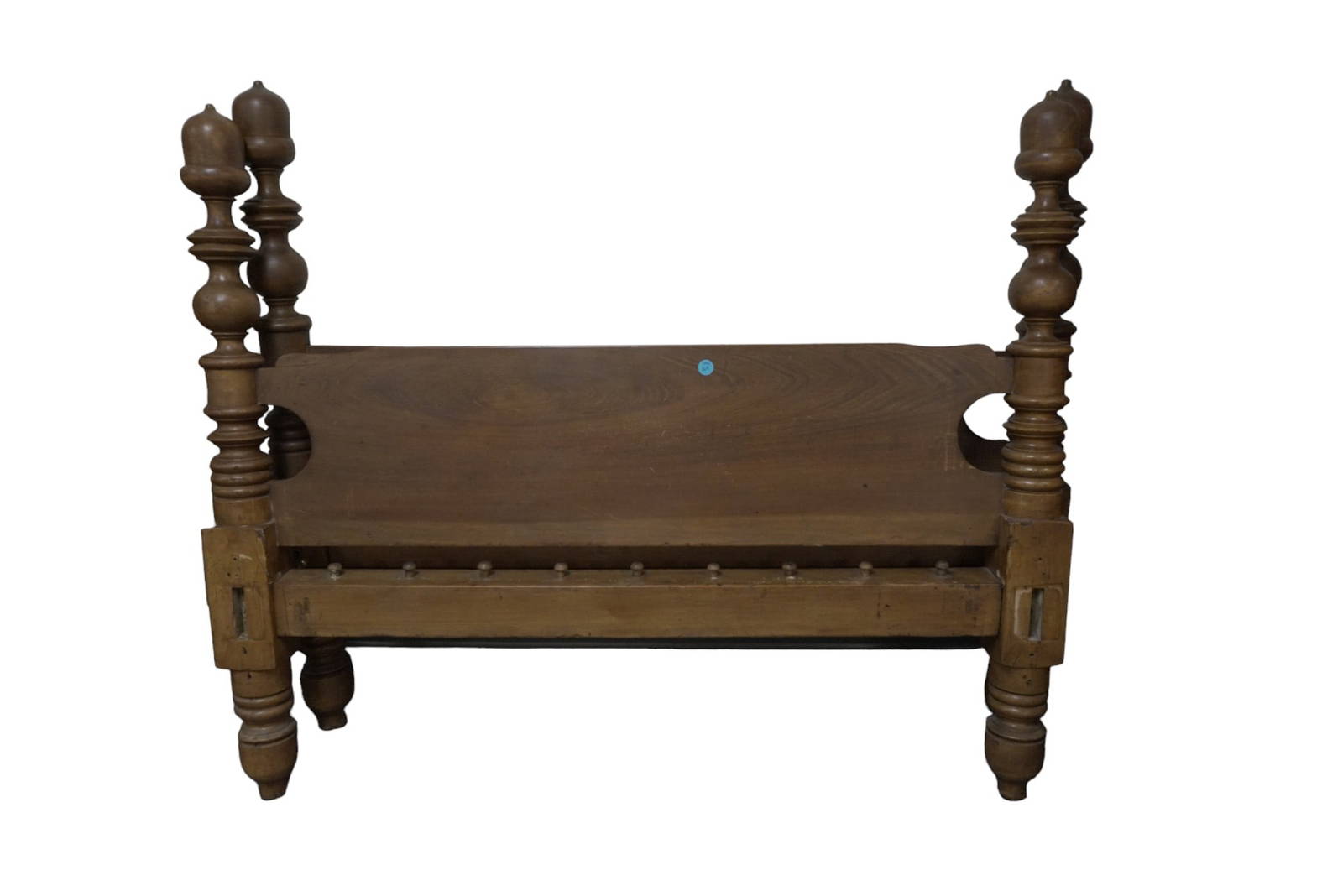 Antique Acorn Rope Peg Rail Full Size Bed Maple Auction