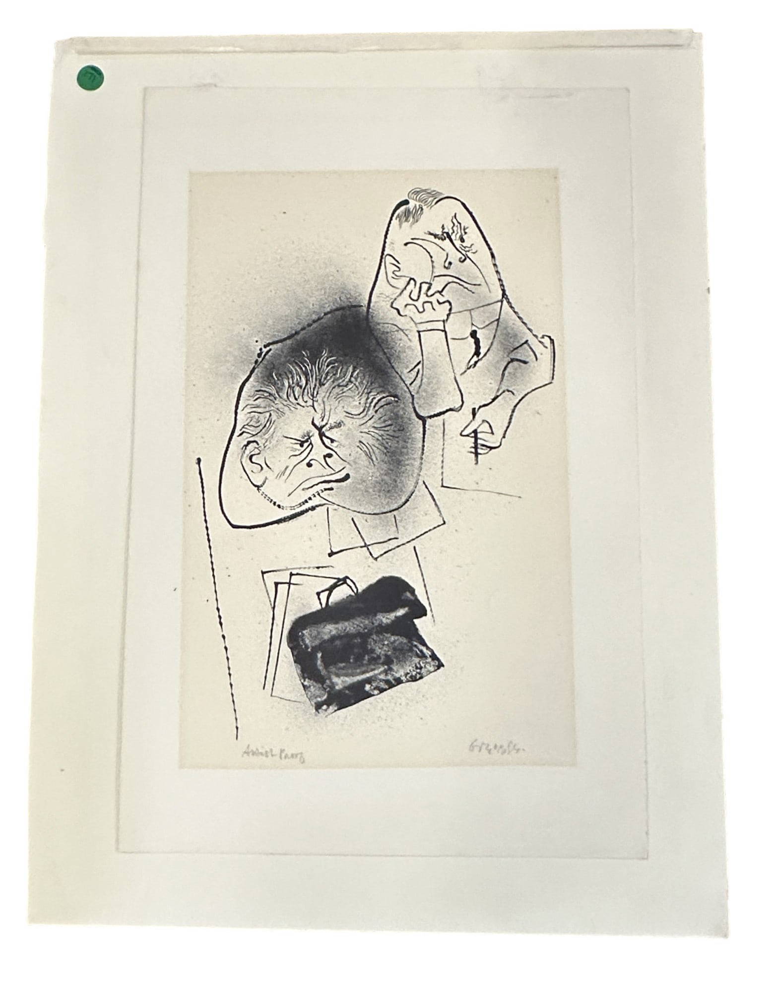 Business Meeting By William Gropper Artist Proof Auction