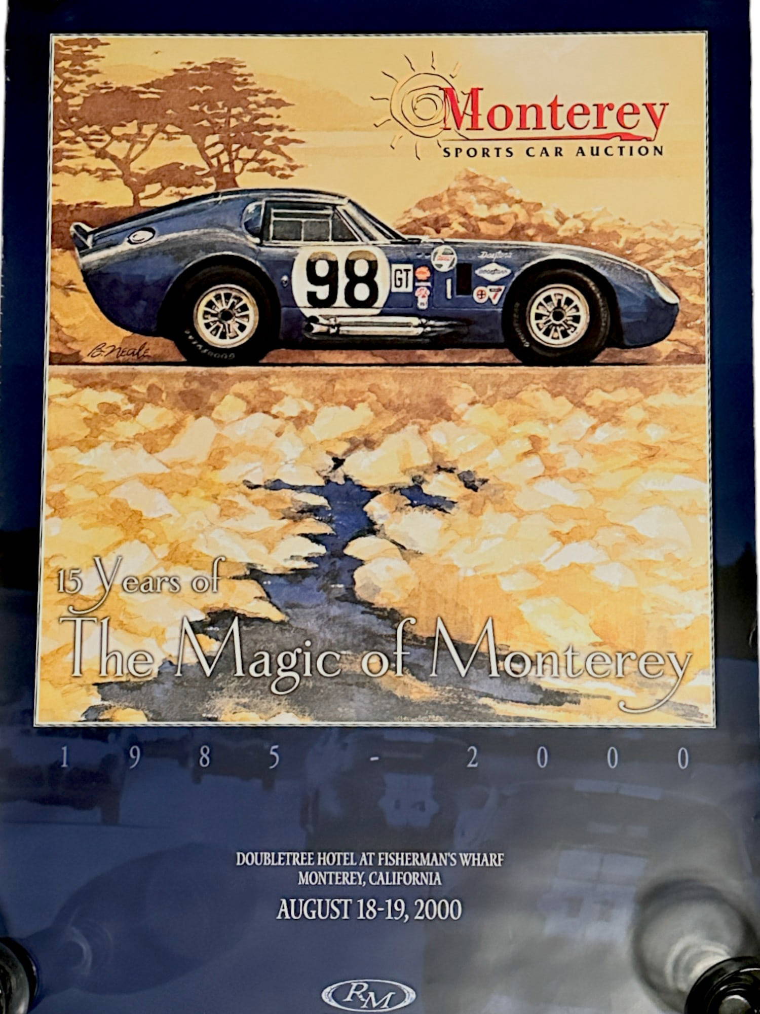 1999 & 2000 Monterey Sports Car Auction Posters Auction