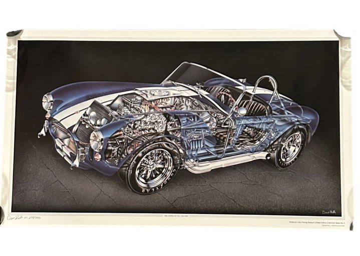 1965 Cobra 427 S/c Illustration Signed/ Numbered David Kimble