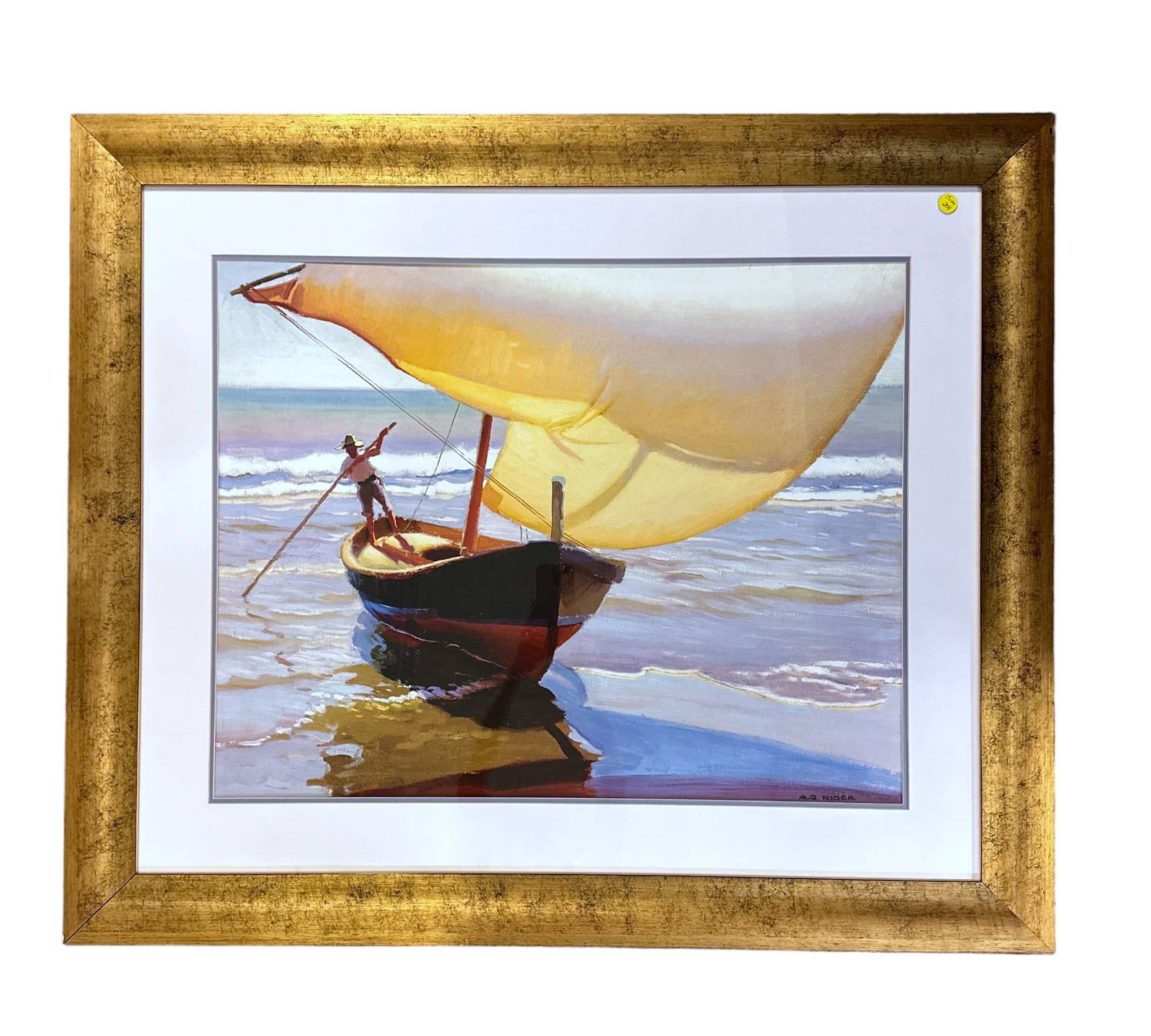 Arthur Grover Rider (1885-1975) Coastal Litho Auction