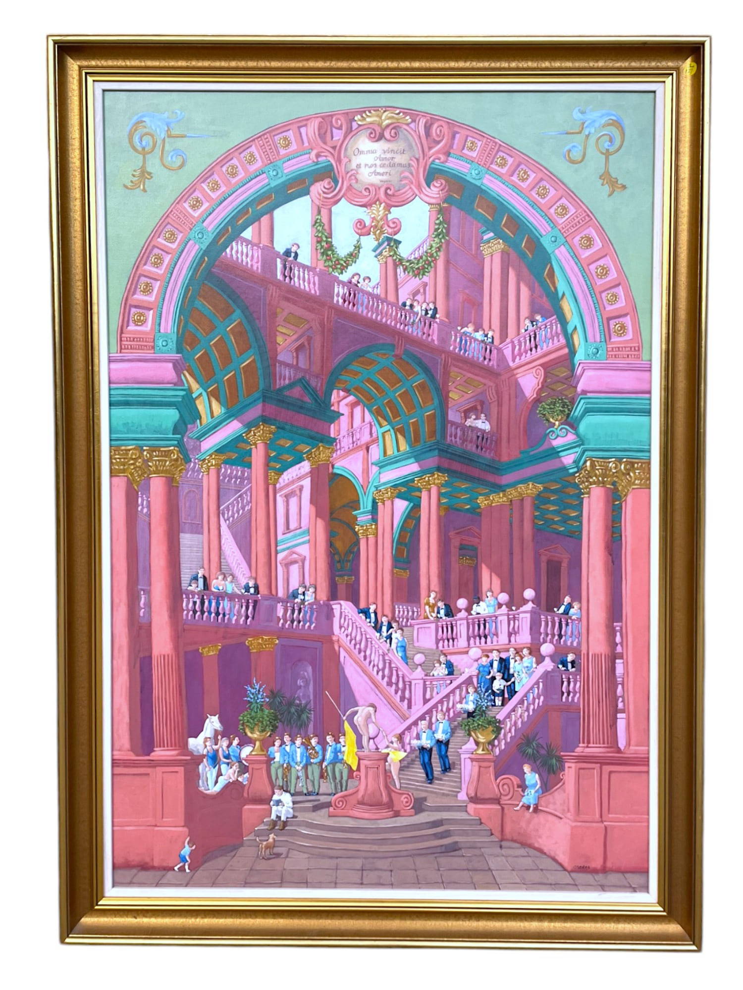 Large Ulf Greder (sweden B 1949) Painting On Canvas Auction