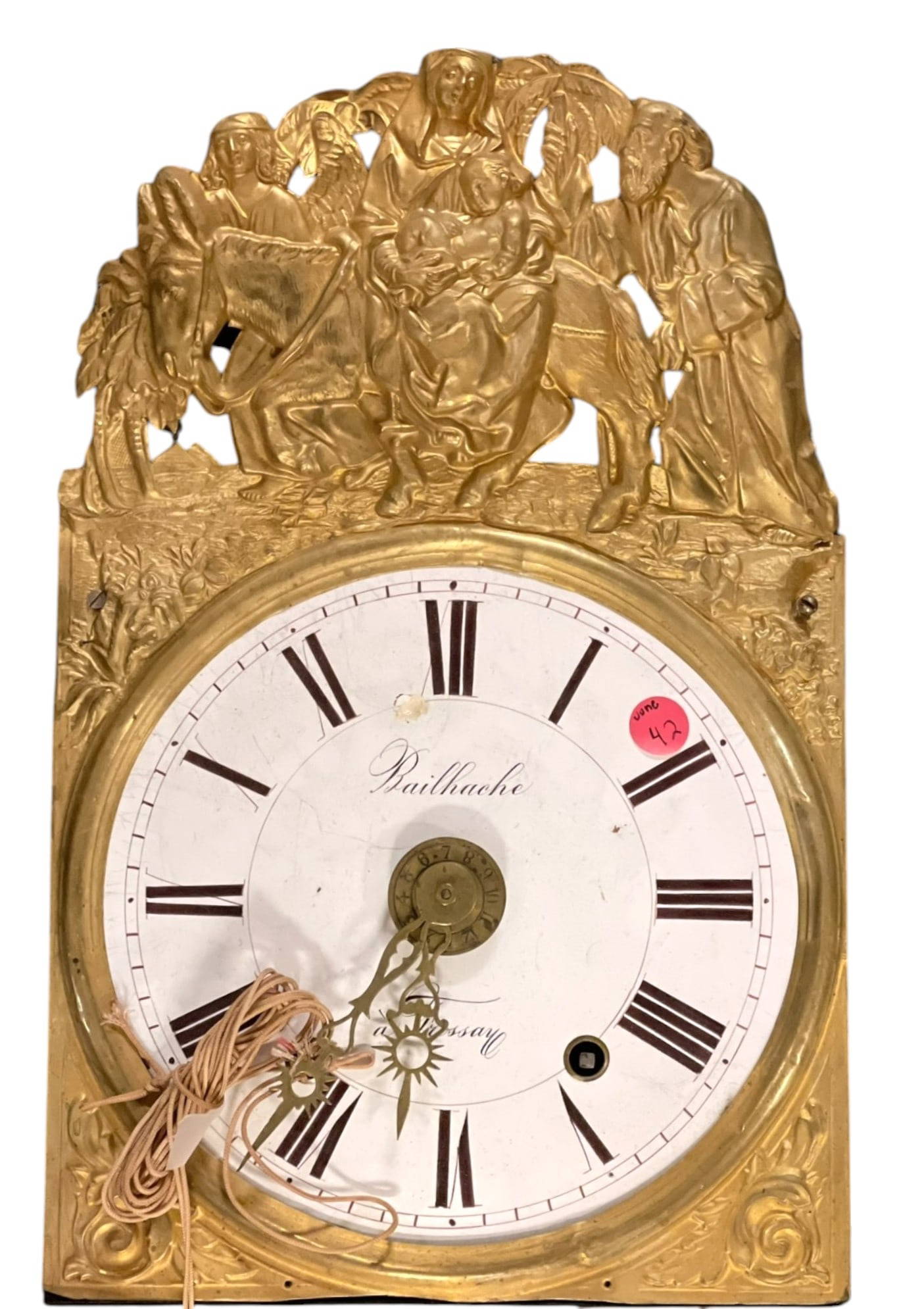 Antique French Morbier Wall Clock Auction