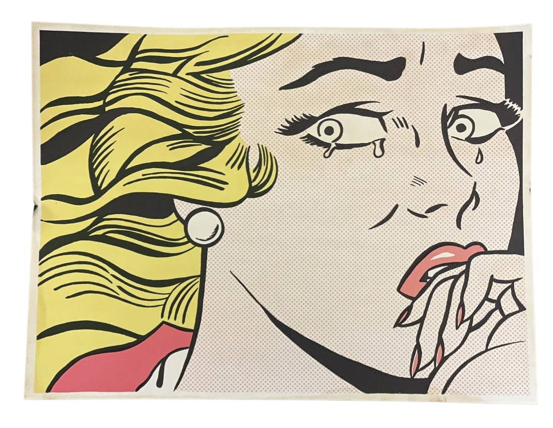 Roy Lichtenstein Crying Girl Leo Castelli Auction