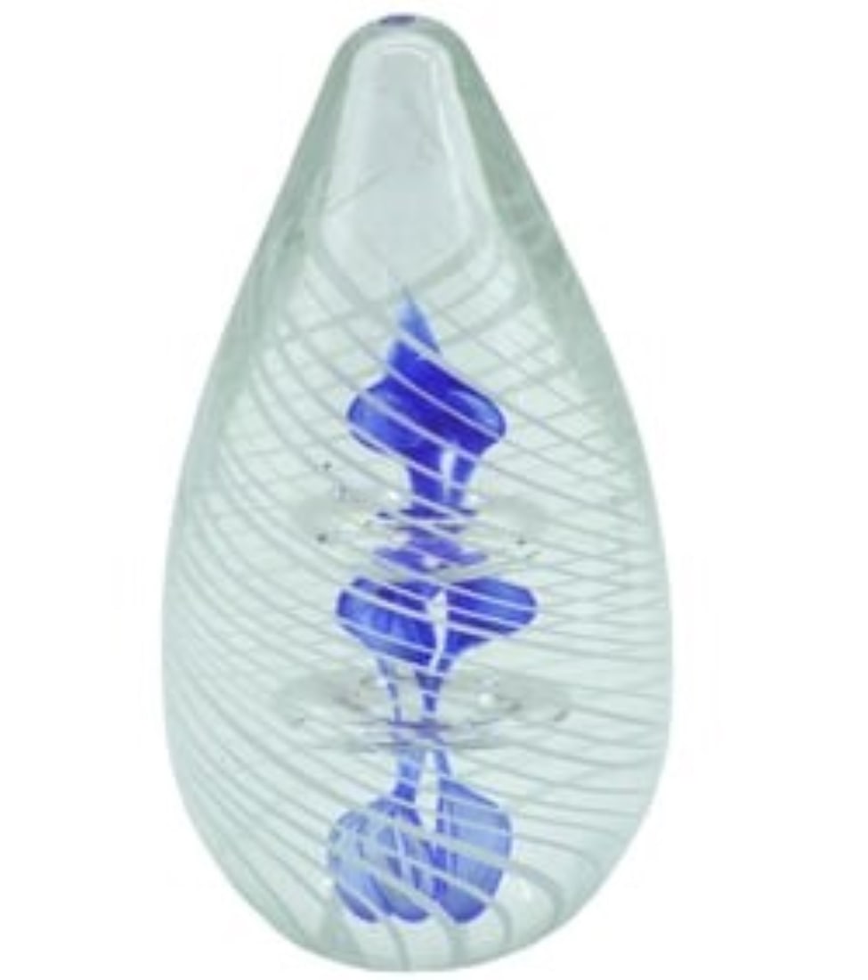 Large Studio Art Glass Paperweight Auction