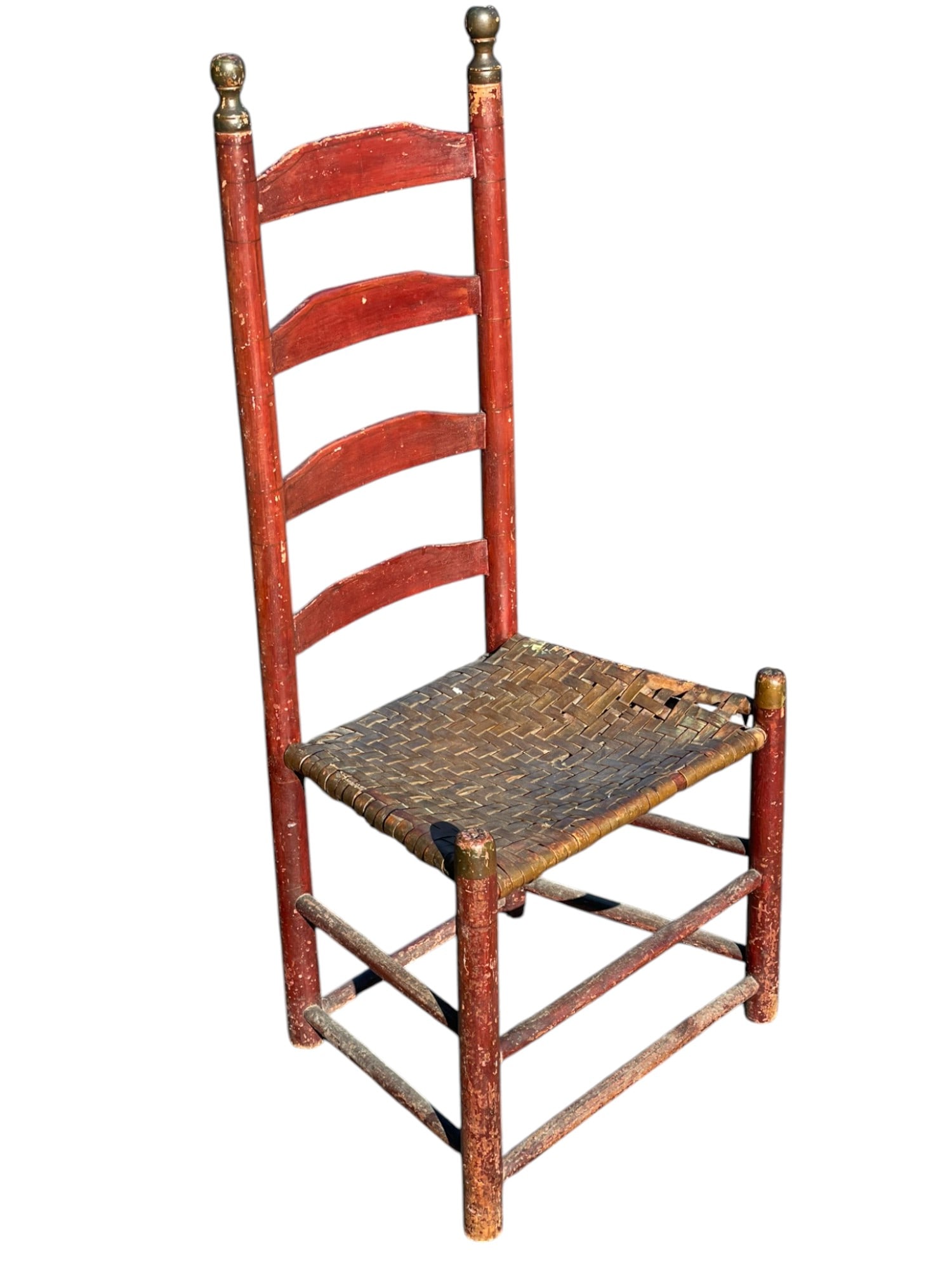 Antique American Ladder Back Chair C 1812 Auction