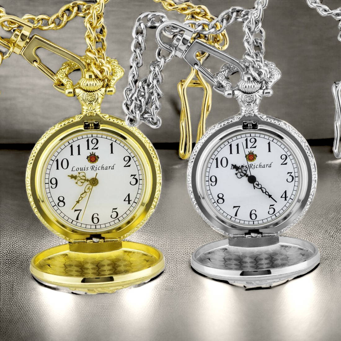 Louis Richard Conductor Style Pocket Watches Auction