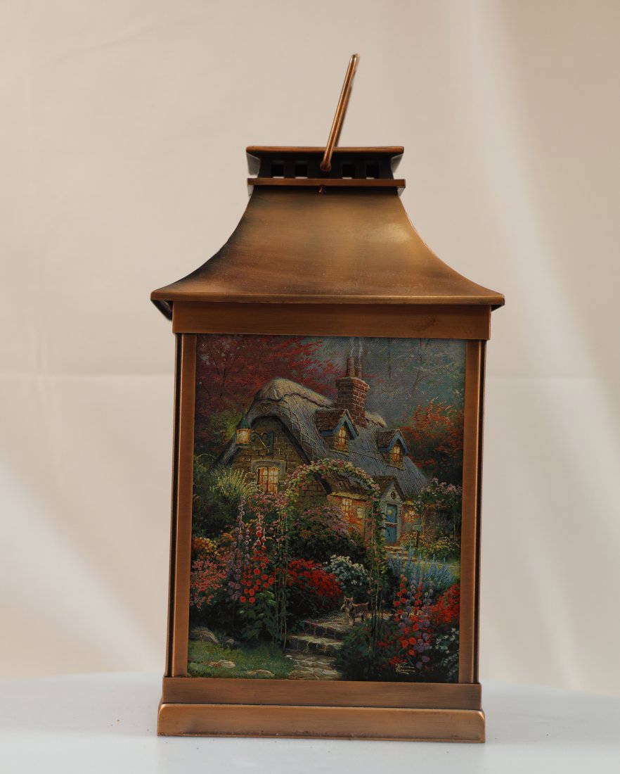 Thomas Kinkade Limited Edition Lamplight Village Lantern Auction