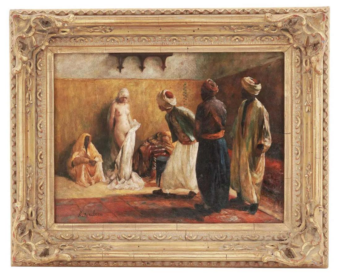 Orientalist Painting By Raymond Neilson ( 1881-1964) Auction