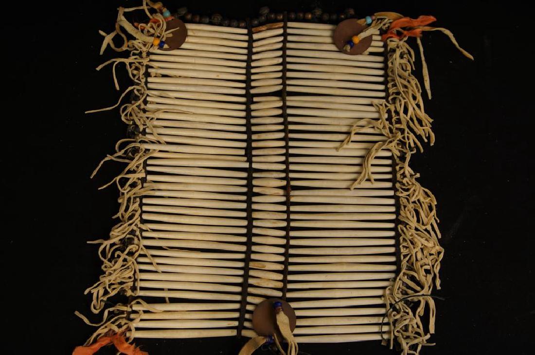 Native American carved bone/quills chest plate - Oct 15, 2017 ...