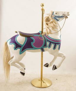 Illions Flying Mane Carousel Horse
