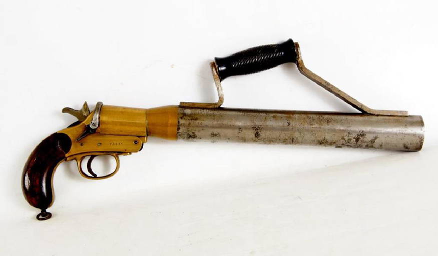 Wwi Era English Schermuly Line Throwing Pistol