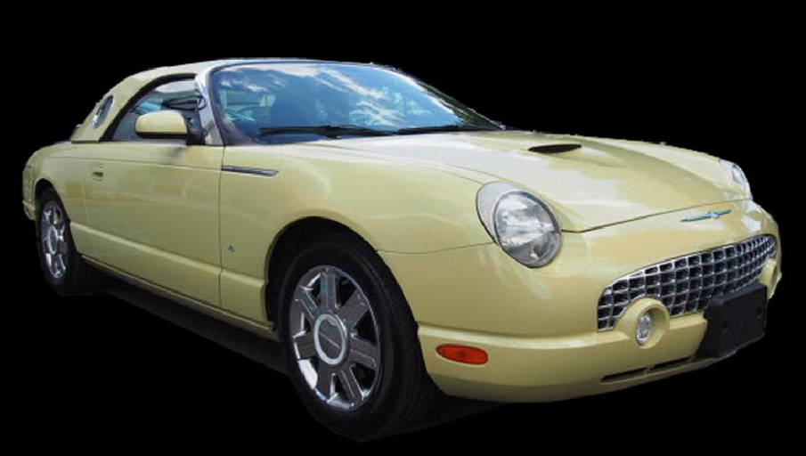 2005 Ford Thunderbird 50th Anniversary" Inca Gold"