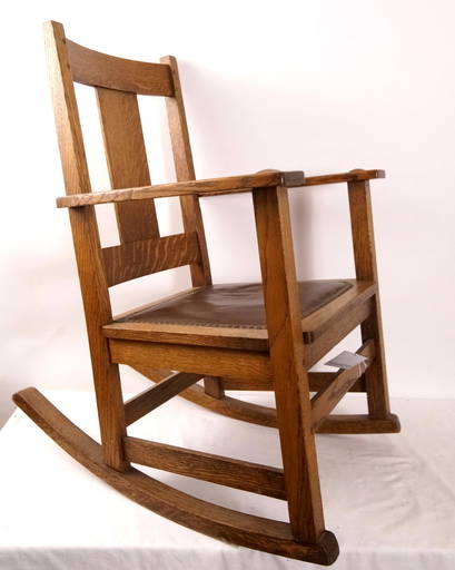 Limbert Mission Oak Rocker