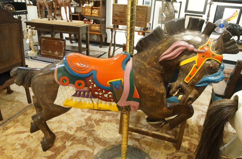 Allan Herschell Roached Mane Carousel Horse