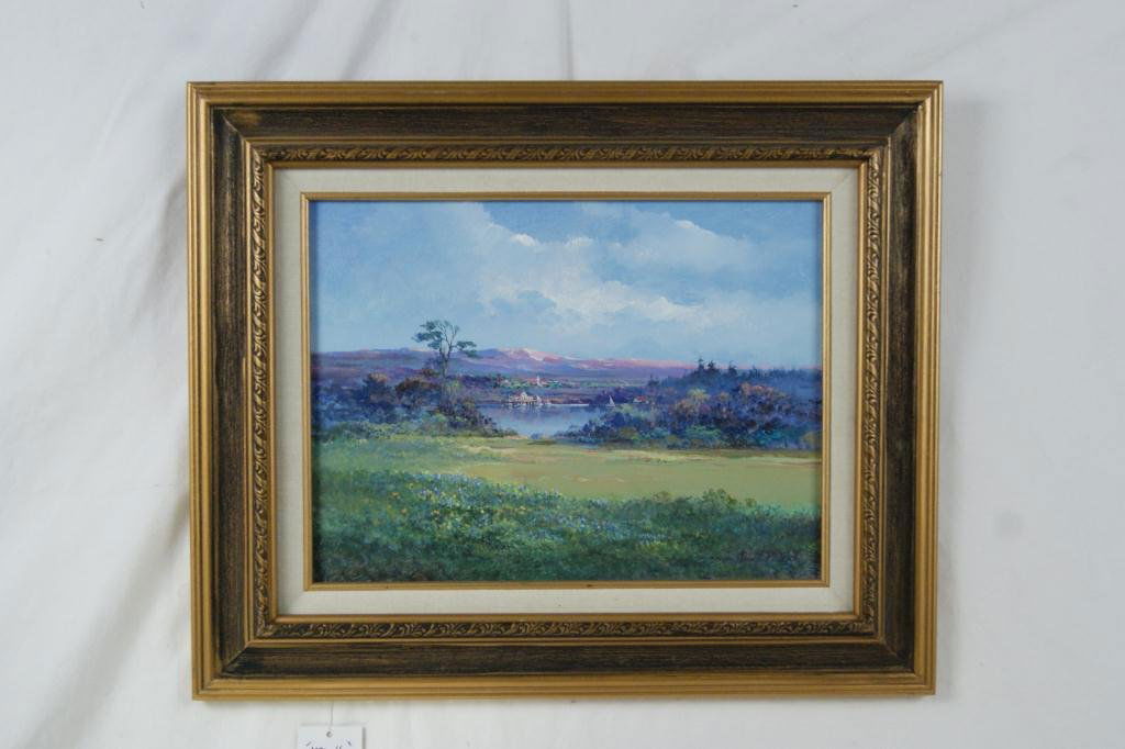 320A: Don A. Peters (1921-2002) 12"x16" o/c landscape