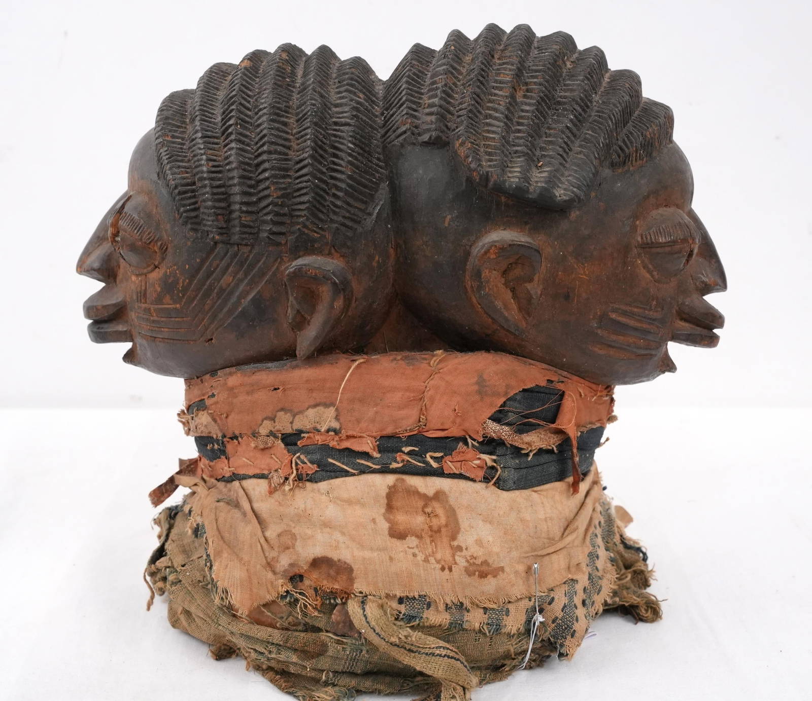 Egba People, Nigeria Janus 2 - Headed Dance Mask Auction