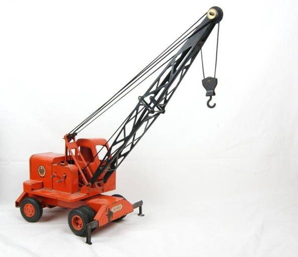 1940's Doepke Unit Crane #2007, Rare Pressed Steel