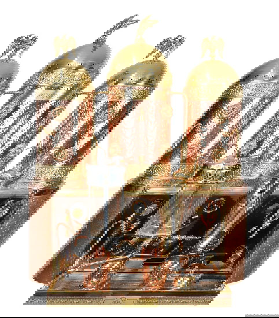 Gaggia Abc Copper & Brass Italian Espresso Machine Auction