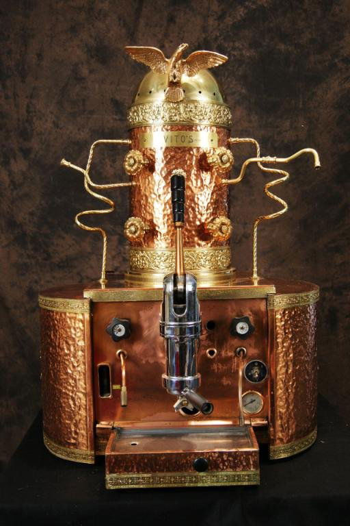 Victoria Arduino Brass & Copper Espresso Machine