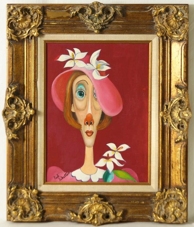 Red Skelton Portrait of Hedda Hopper